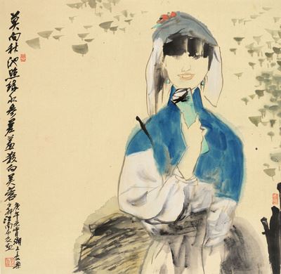 Liu Guohui | Don’t look at the green water of the autumn pond | MutualArt