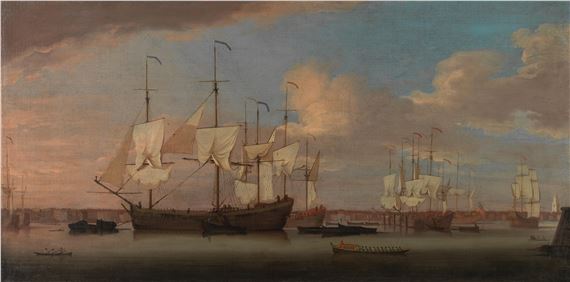 Peter Monamy | War of the Spanish Succession, 1702-1713, The Fleet ...