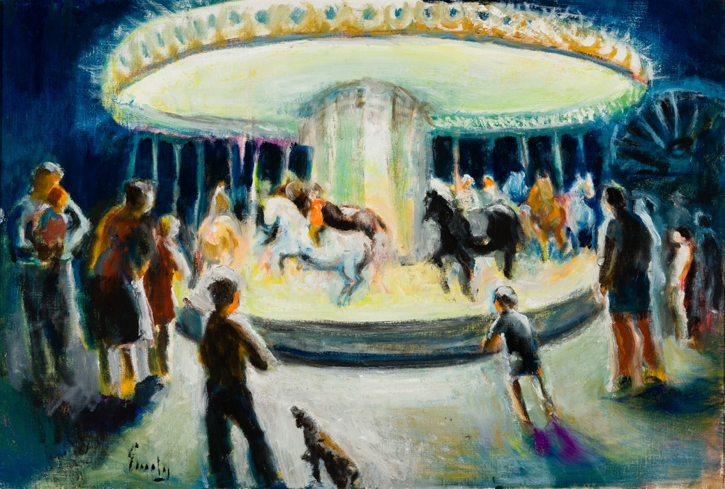 Emily Muir | Seine Boat, Fishermen Pulling the Nets | MutualArt