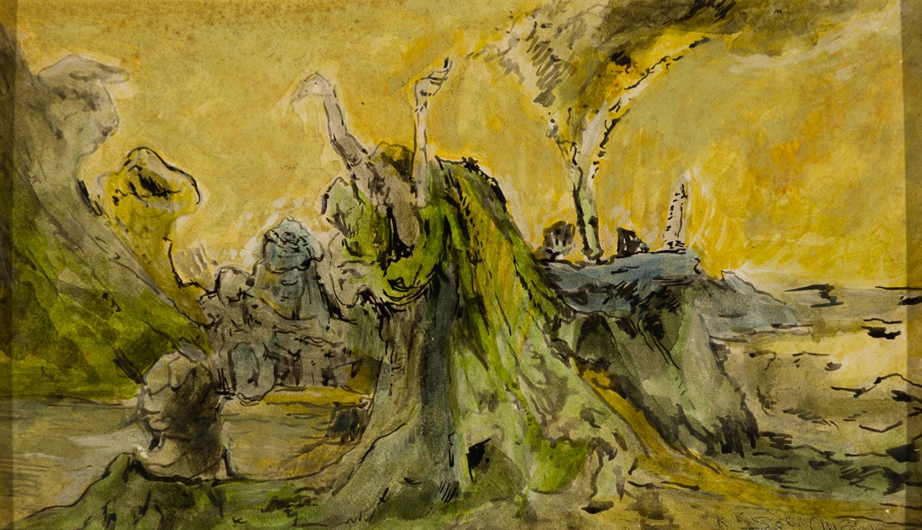Kurt Seligmann | Composition surréaliste (1956) | MutualArt