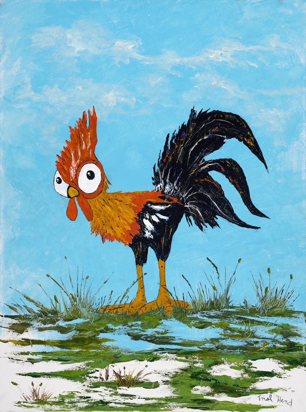 Trish Hend | Cheeky Chook | MutualArt