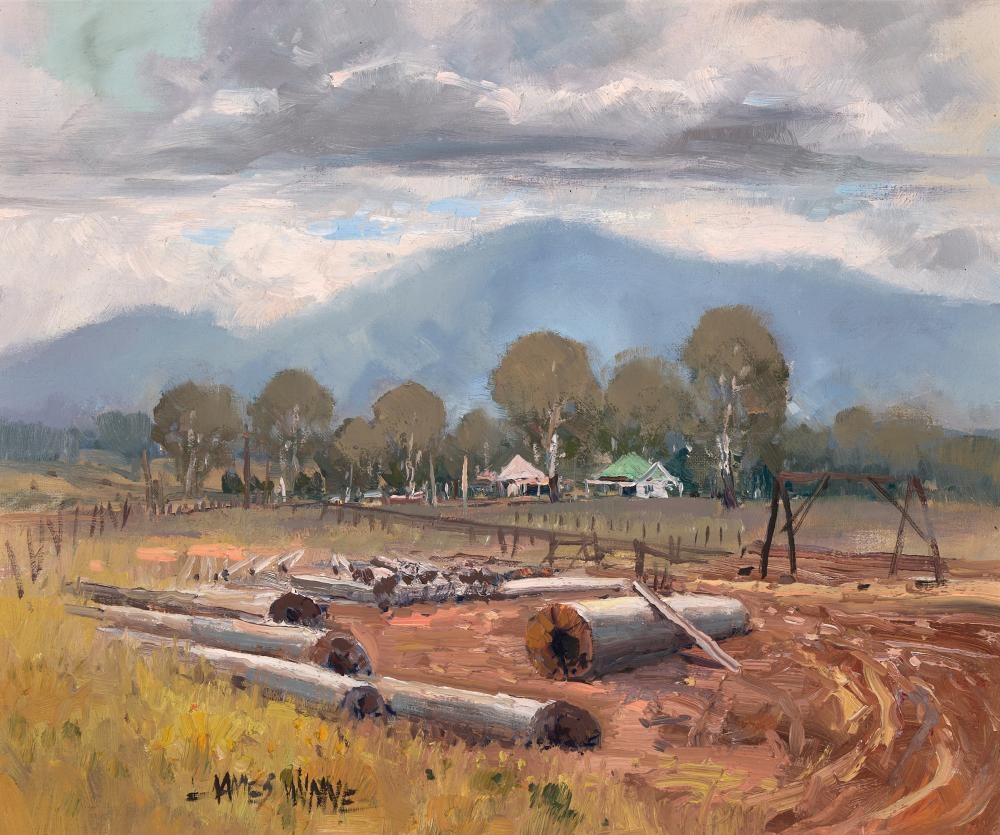 James Wynne | Grey Day, Wards River (1944) | MutualArt