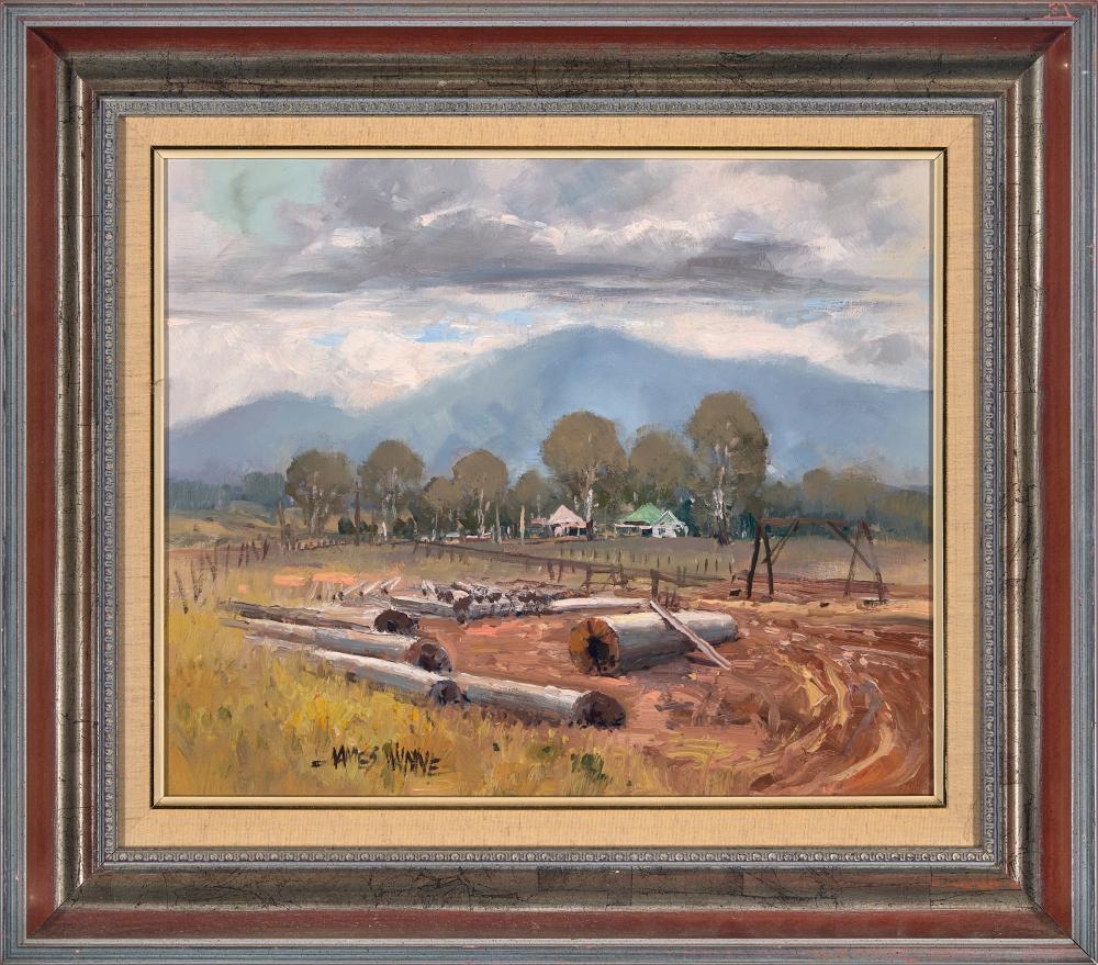 James Wynne | Grey Day, Wards River (1944) | MutualArt
