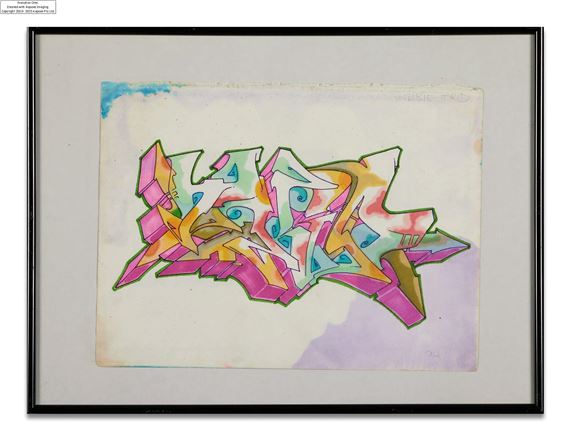 Terrible T-KID 170 | Maquette d'un mur réalisé avec Daze en 1995 - 1994 ...