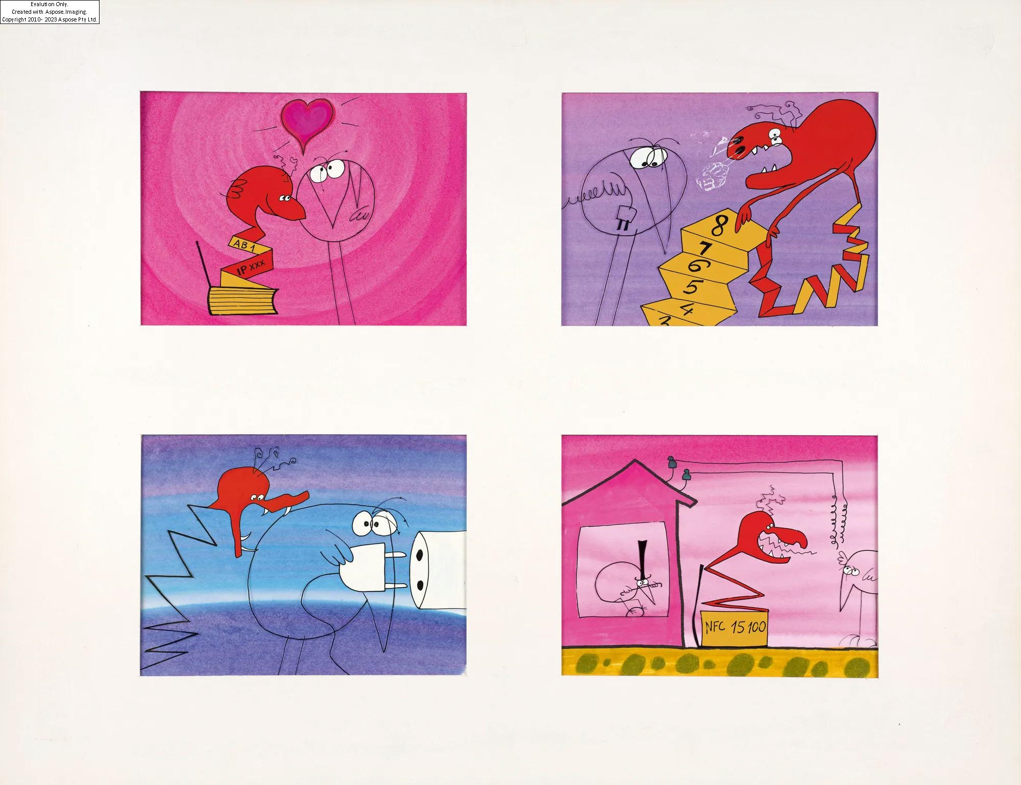 Jacques ROUXEL | Les Shadokélectriques (Circa 1977) | MutualArt