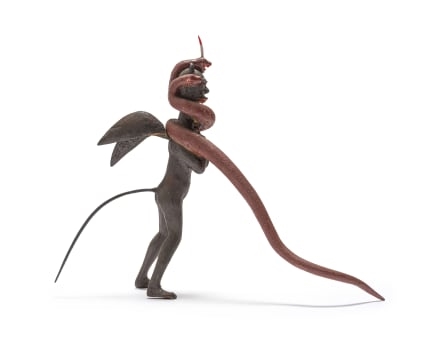 Johannes Segogela | Devil with Three-Headed Snake | MutualArt