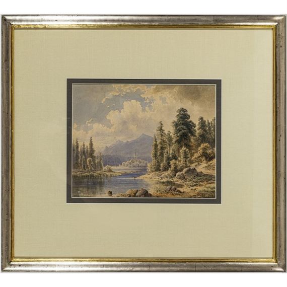 Anton Doll | Blick aus dem Tal auf das Hochgebirge | MutualArt