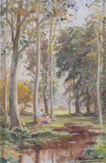 Joaquim Marsillach Codony | FOREST WITH FIGURES | MutualArt