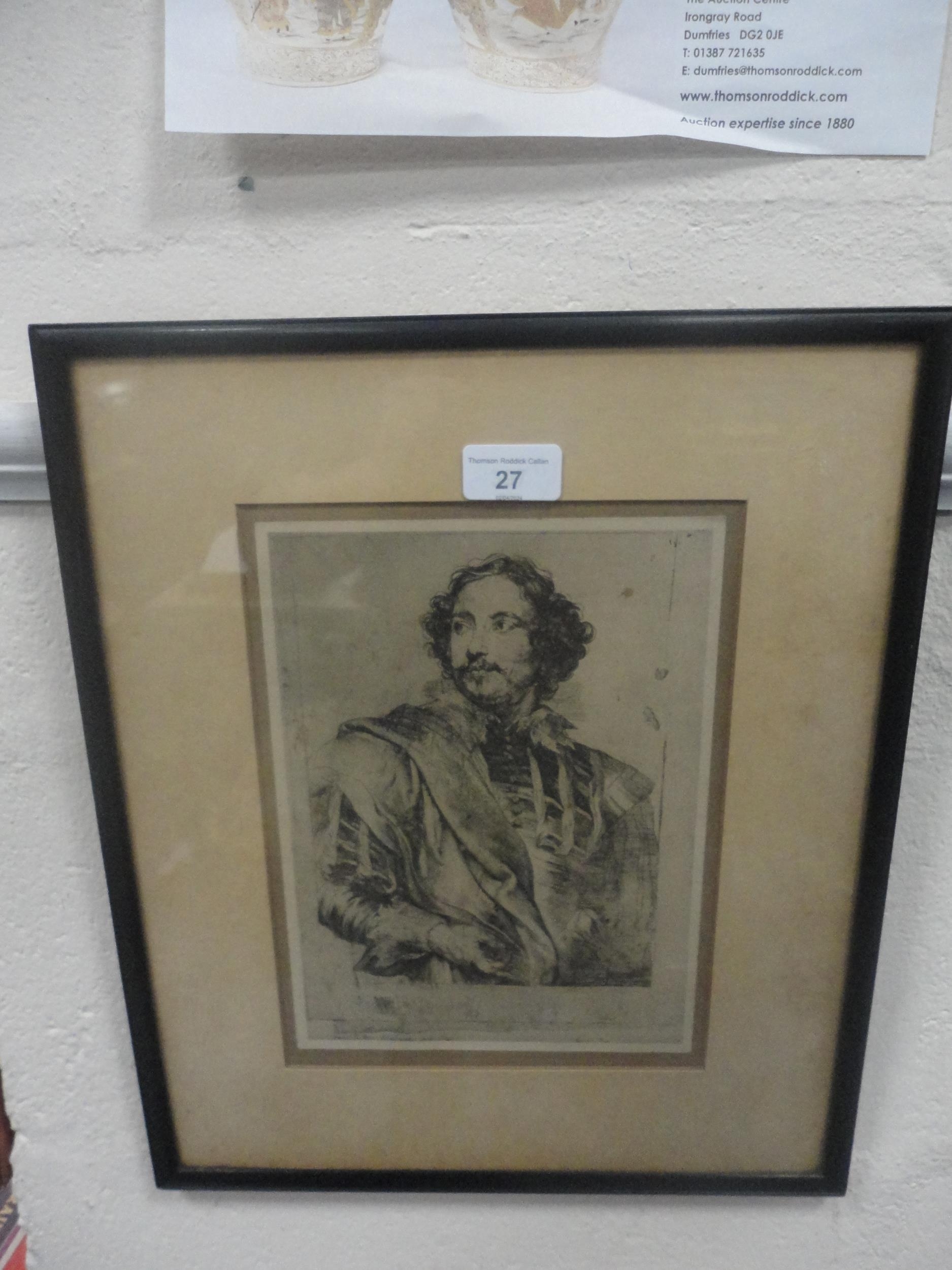 Anthony van Dyck | Portrait of Paulus Pontius (Paul du Pont), Flemish ...