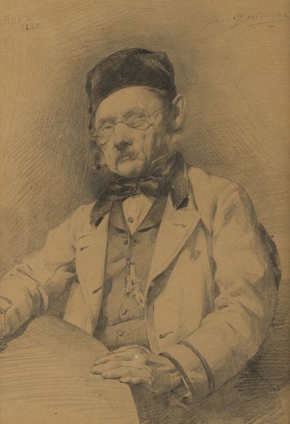 Paul François Quinsac | Portrait of a Man (1885) | MutualArt