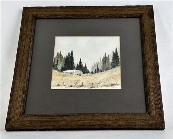 Todd Hileman | Todd Hileman Montana Watercolor Painting | MutualArt