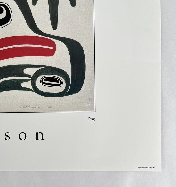 Robert Charles Davidson | Robert Davidson Haida Frog Print Signed ...