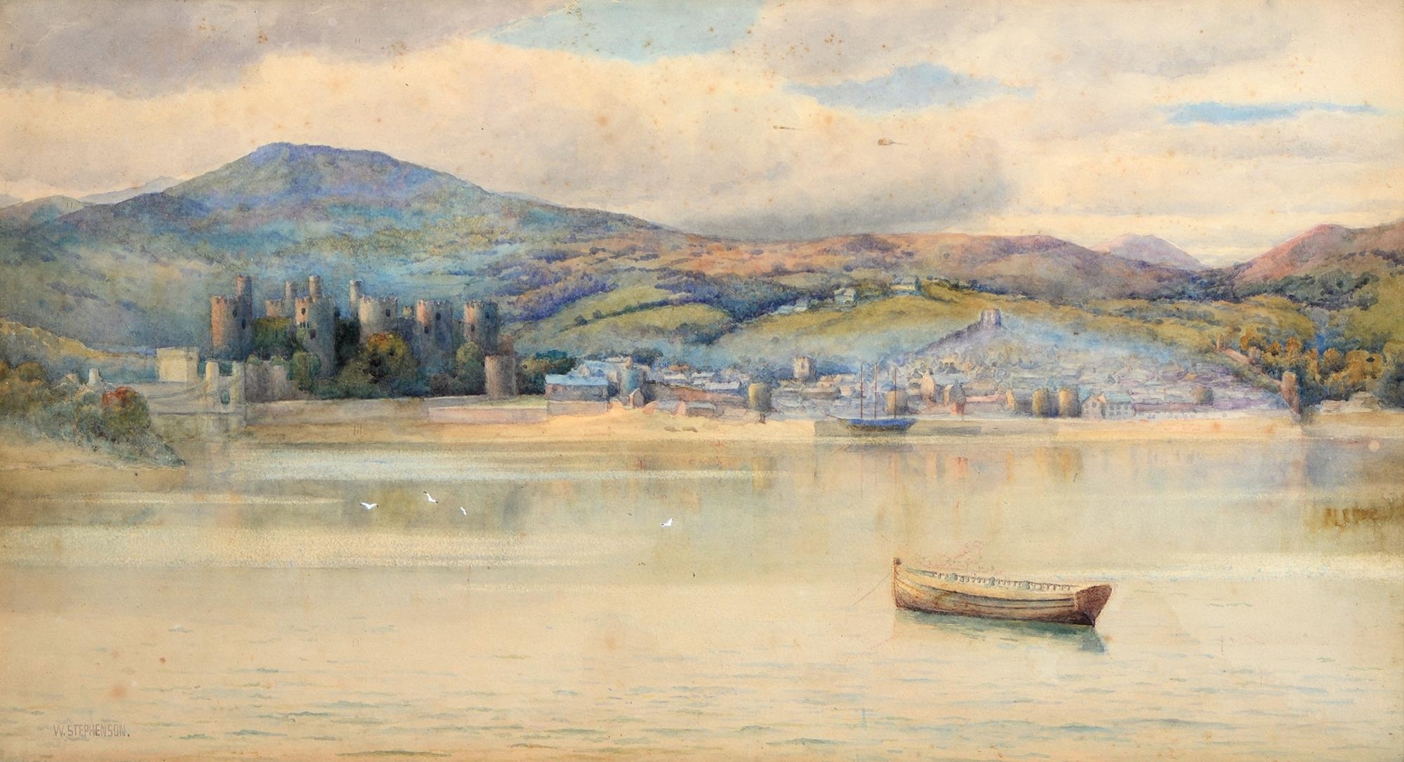 Willie Stephenson | - View of a Castle | MutualArt