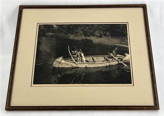 Roland Reed | Roland Reed Photogravure The Hunters Ojibwa | MutualArt