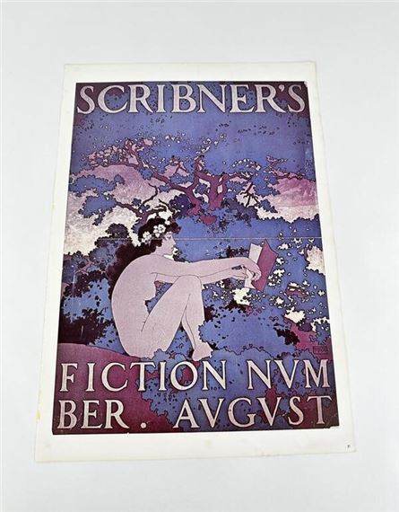 Maxfield Parrish | Maxfield Parrish Scribners Fiction Magazine Cover | MutualArt
