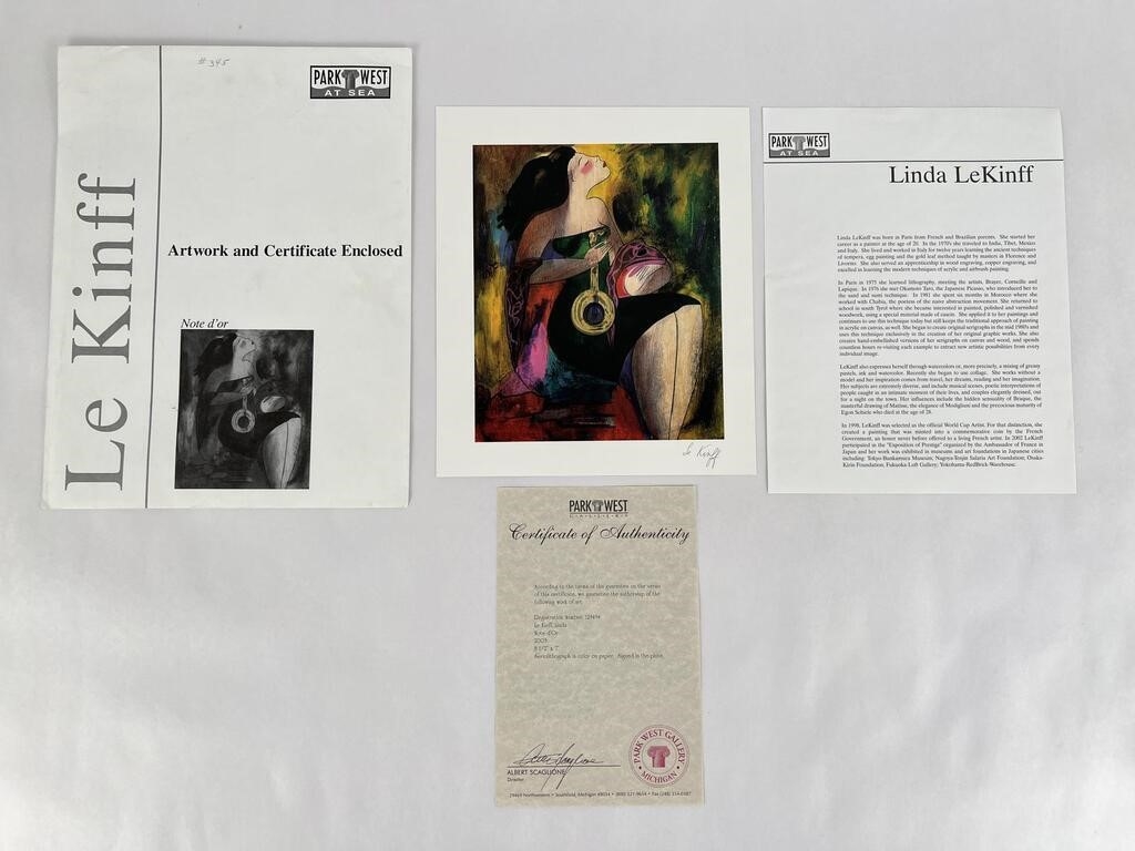 Linda Le Kinff | Linda LeKinff Signed Print | MutualArt