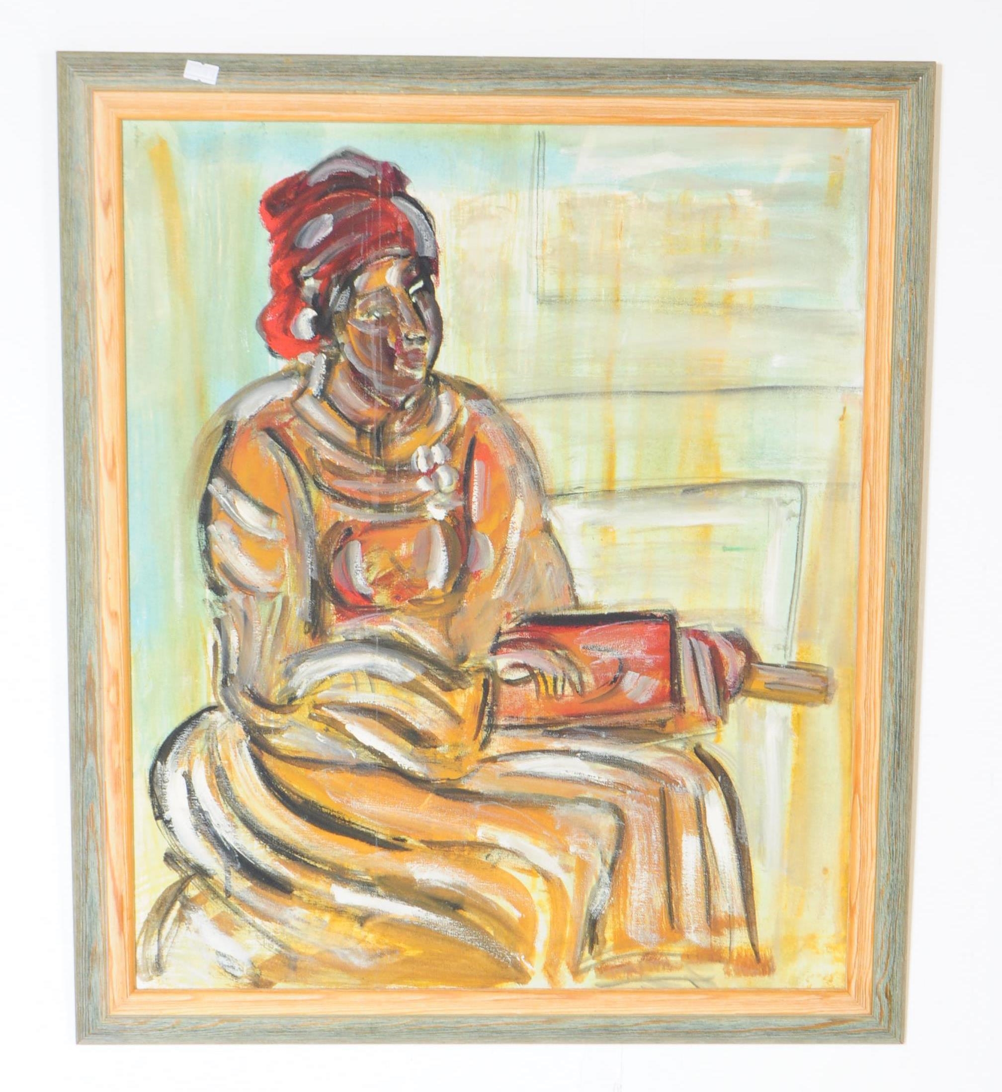 Terry Sears | CONTEMPORARY OIL ON BOARD PORTRAIT PAINTING | MutualArt