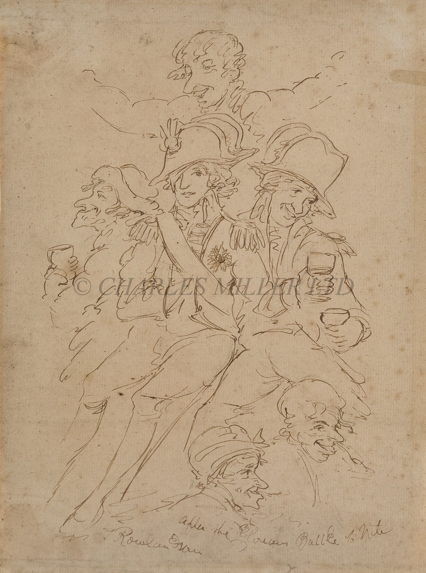 Thomas Rowlandson | 1827) - AFTER THE GLORIOUS BATTLE OF [THE] NILE ...