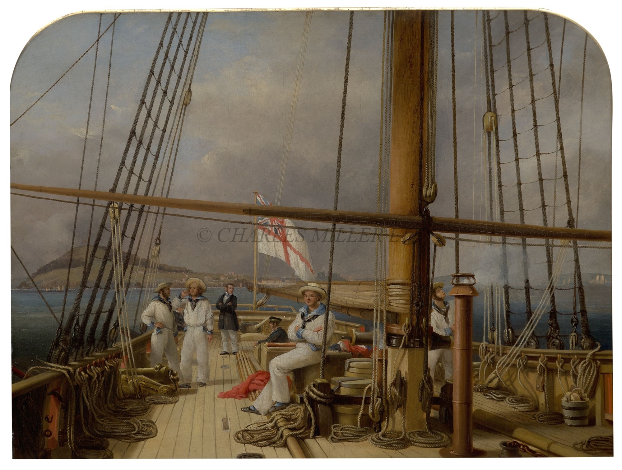 Nicholas Condy | 1857) - THE R.Y.S. CUTTER YACHT 'GANYMEDE' (1828 ...