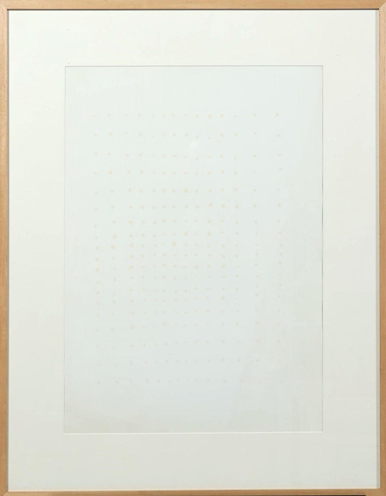 Henk Peeters | Raster wit op wit haaks (1961) | MutualArt