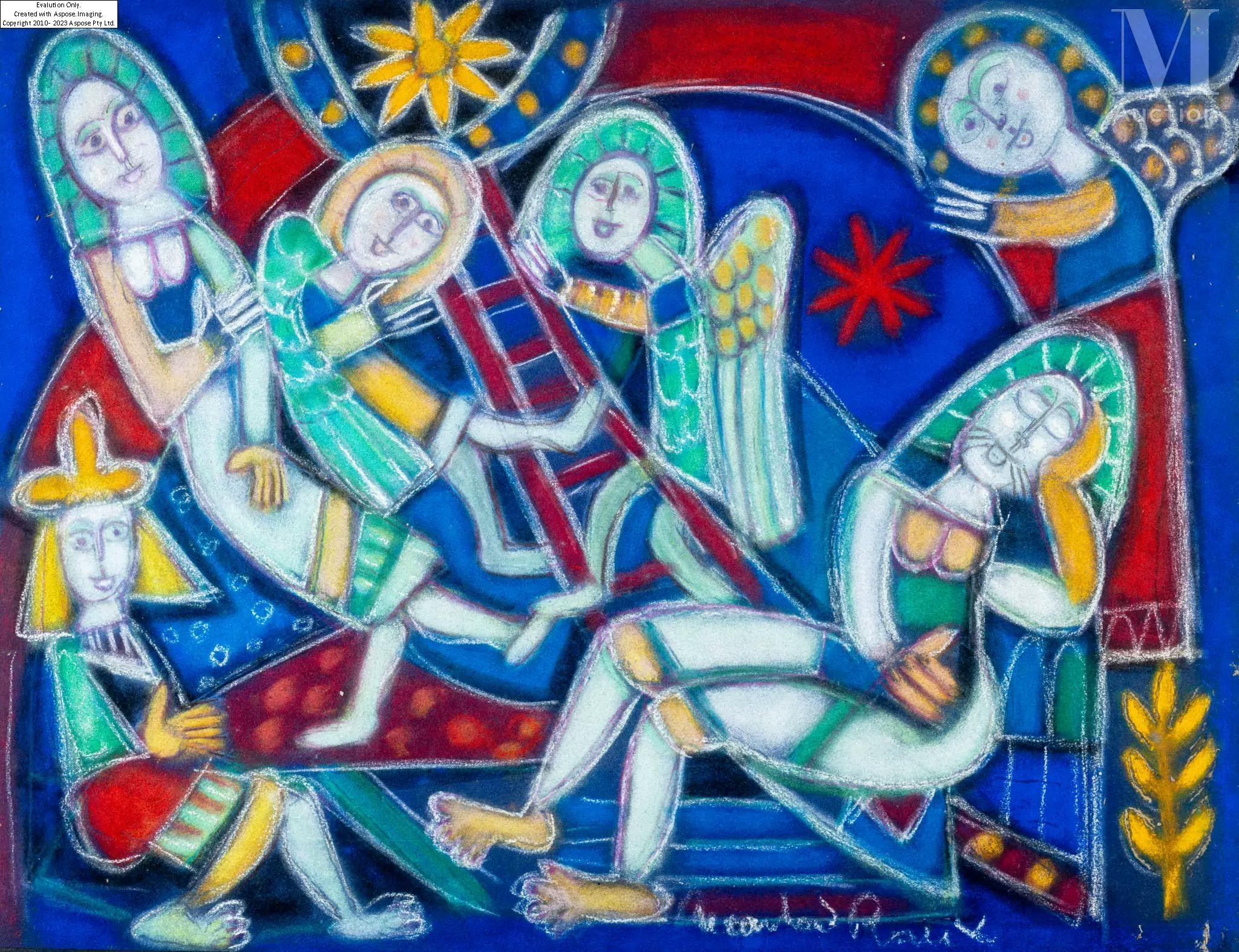 Louis Marchand des Raux | Moïse portant les tables de la Loi | MutualArt