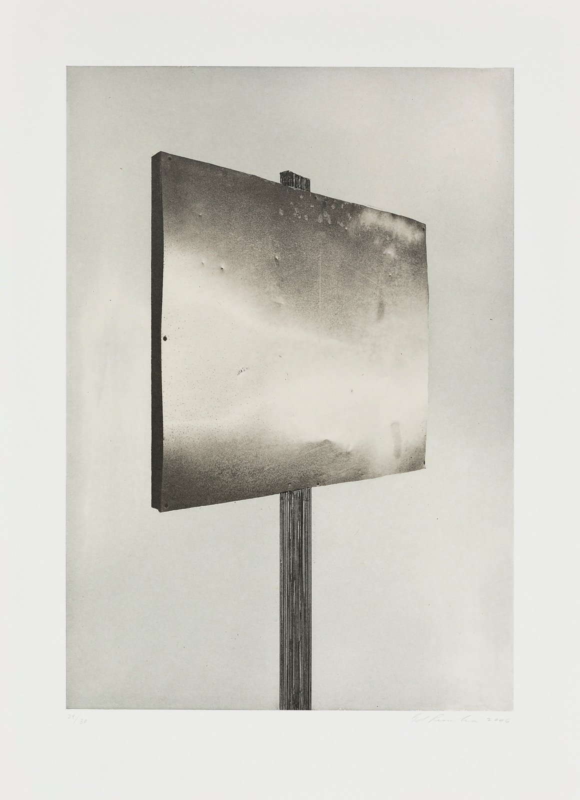 Ed Ruscha | Your Space Gravure (2006) | MutualArt