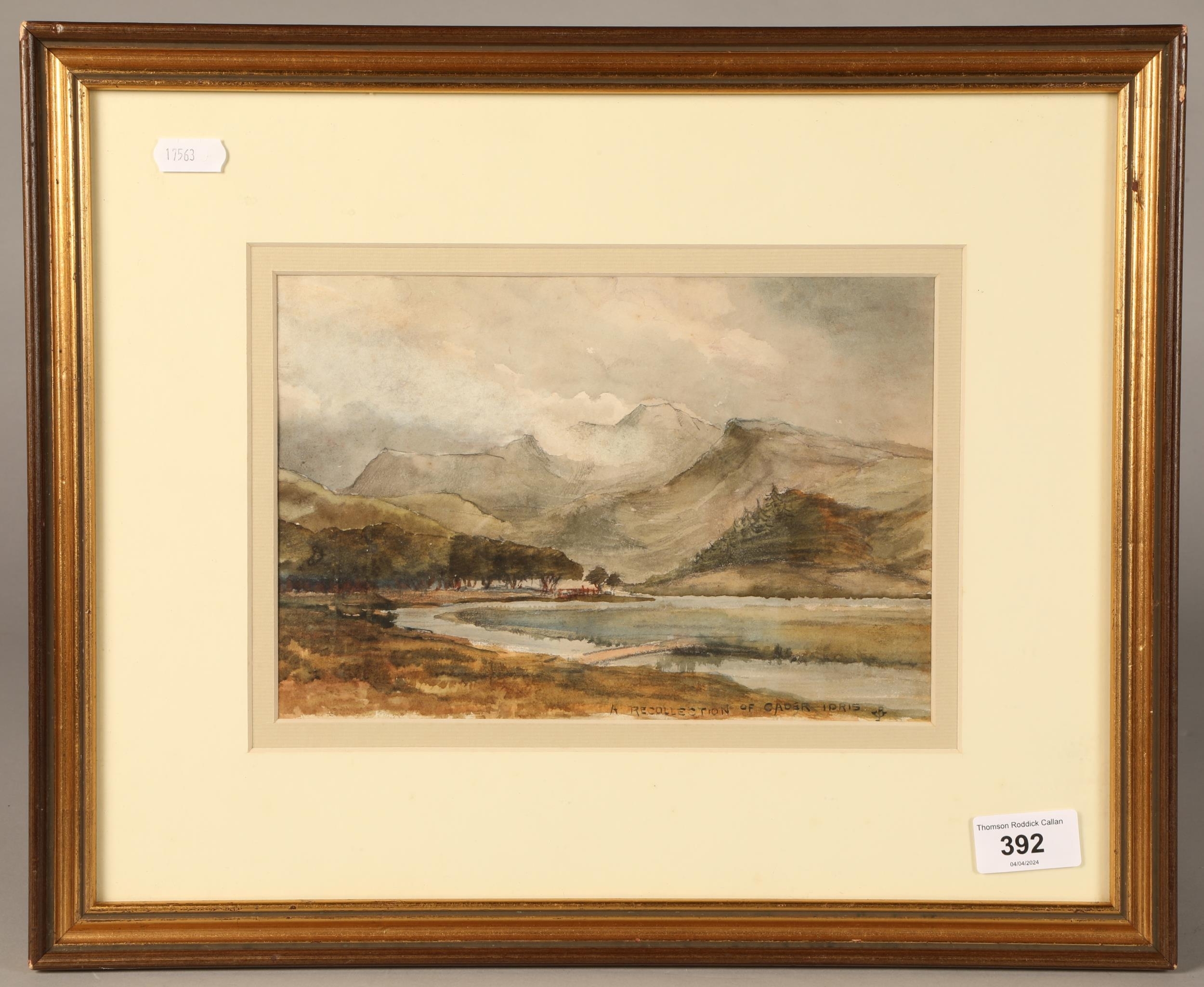 George John Pinwell | A recollection of Cader Idris | MutualArt