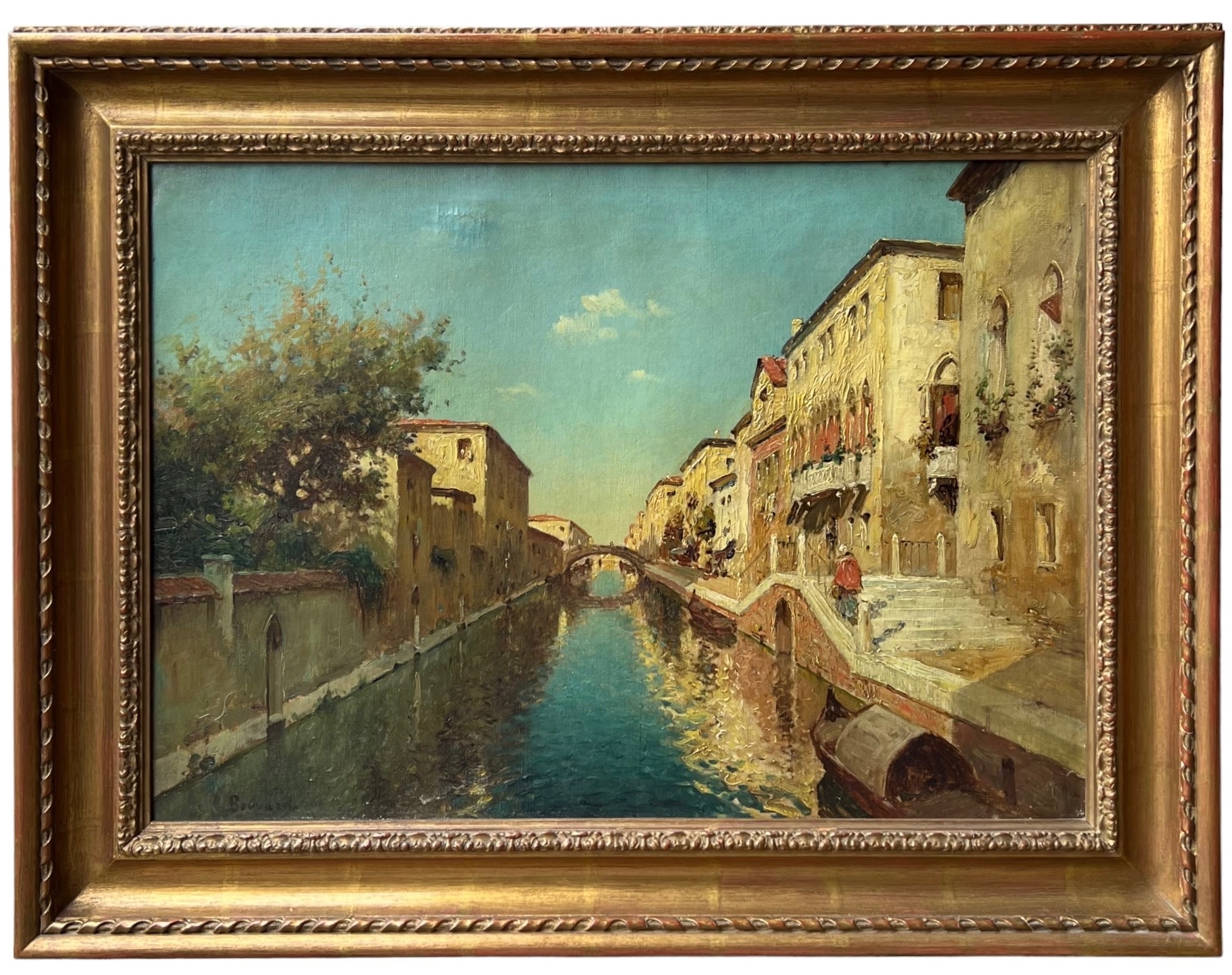 Antoine Bouvard | A Venetian canal | MutualArt