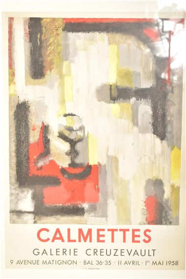 Jean Marie Calmettes | JEAN-MARIE CALMETTES - VINTAGE 1958 EXHIBITION ...