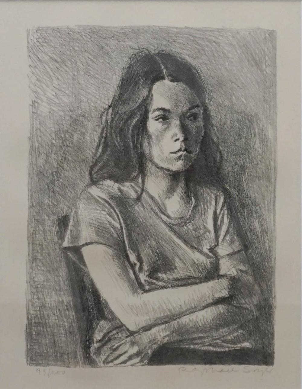 Raphael Soyer | After the Bath (1955) | MutualArt