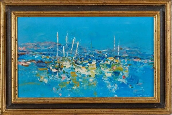 Jacques Cordier | Voiliers par temps de Mistral (1970) | MutualArt