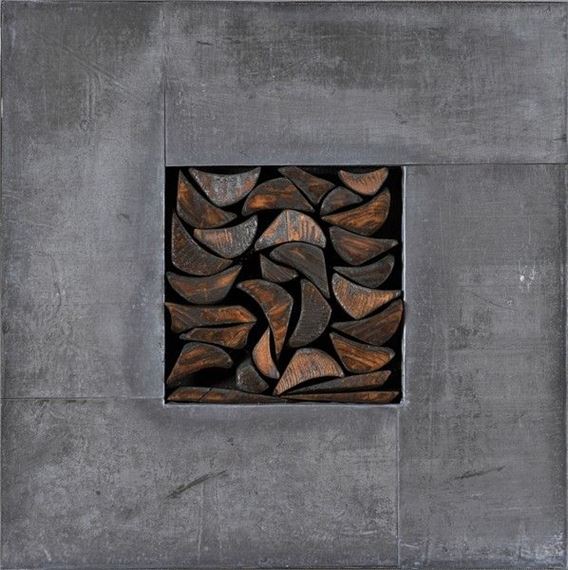 François Calvat | Composition aux pièces de bois (2000) | MutualArt