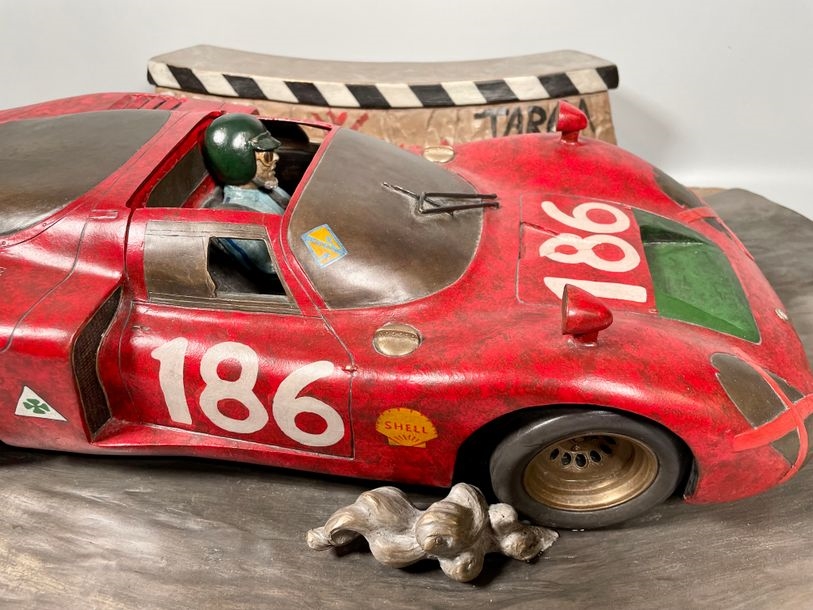 J. Paul Nesse | Jean Paul NESSE. Painted bronze (1968) | MutualArt