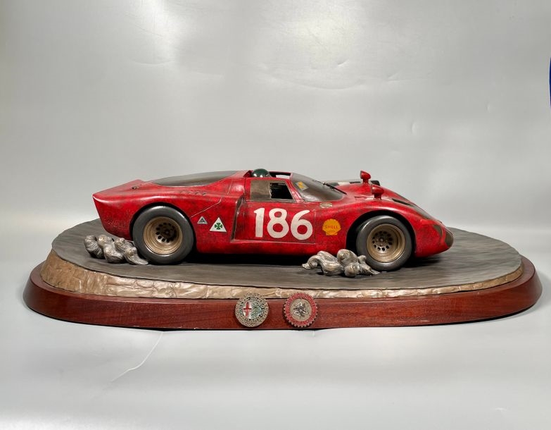 J. Paul Nesse | Jean Paul NESSE. Painted bronze (1968) | MutualArt