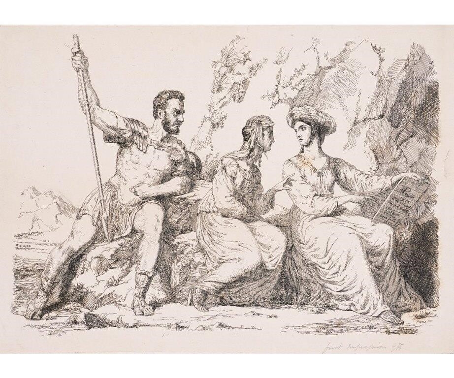 Sir George Hayter | SIR GEORGE HAYTER ETCHING | MutualArt