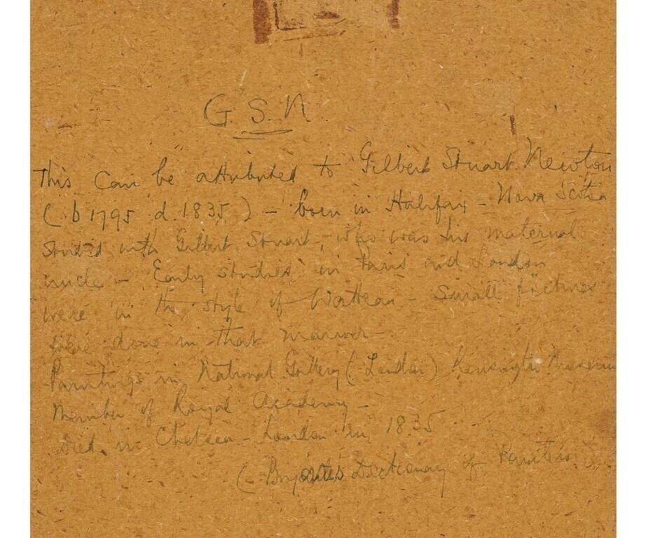 Gilbert Stuart Newton | GILBERT STUART NEWTON PASTEL | MutualArt