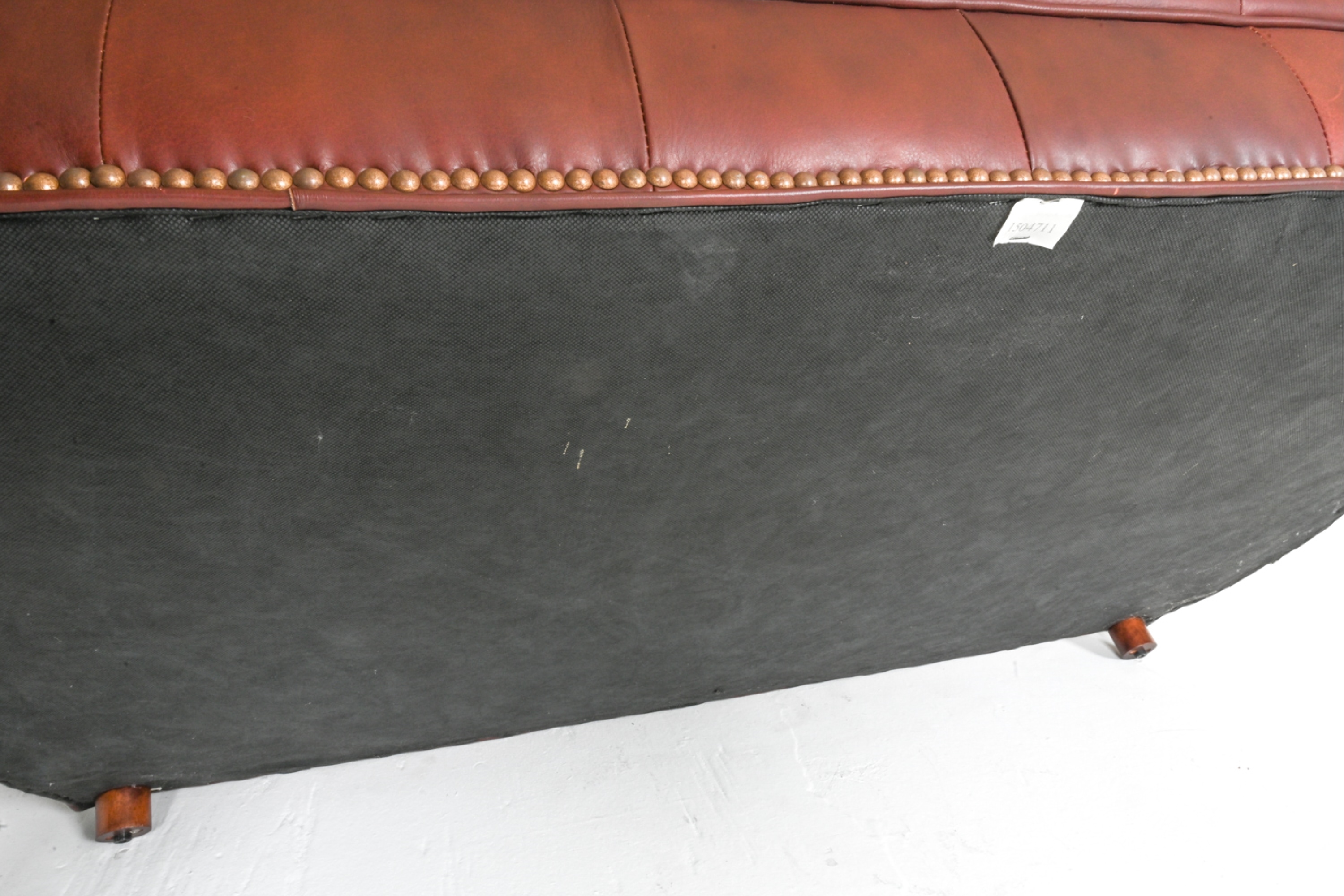 Ethan Allen | ETHAN ALLEN LEATHER TWO-SEAT SOFA | MutualArt