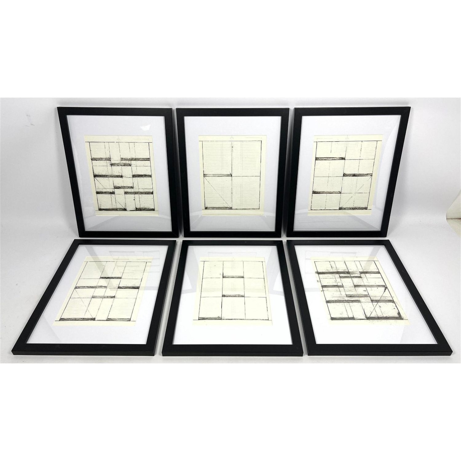 Bryce Martin | Bryce Martin set of 6 lithograph prints untitled ...