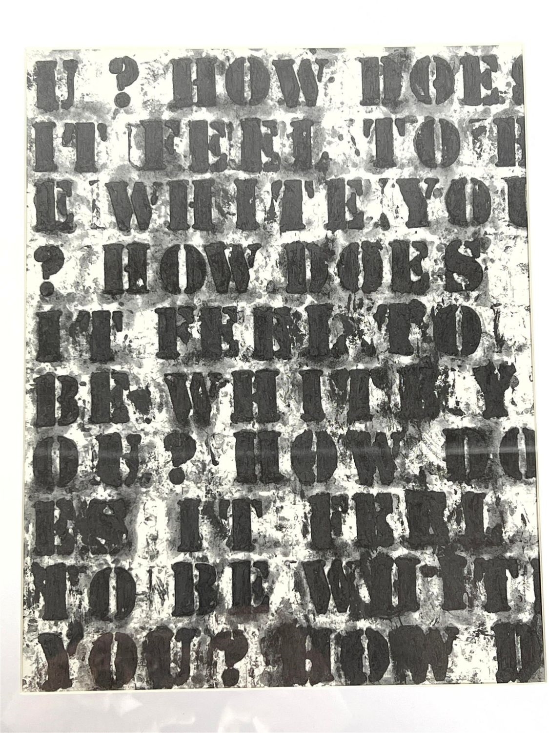 Glenn Ligon | Glenn Ligon set of 6 lithograph prints untitled. Unmarked ...