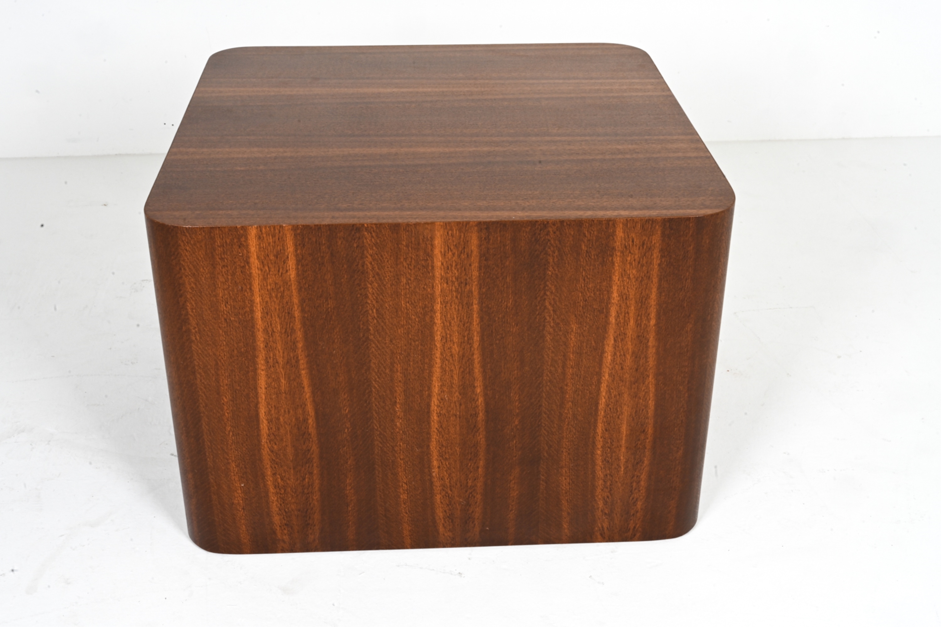 Paul Mayén | PAUL MAYEN FOR INTREX WALNUT CUBE COFFEE TABLE (Late 20th ...