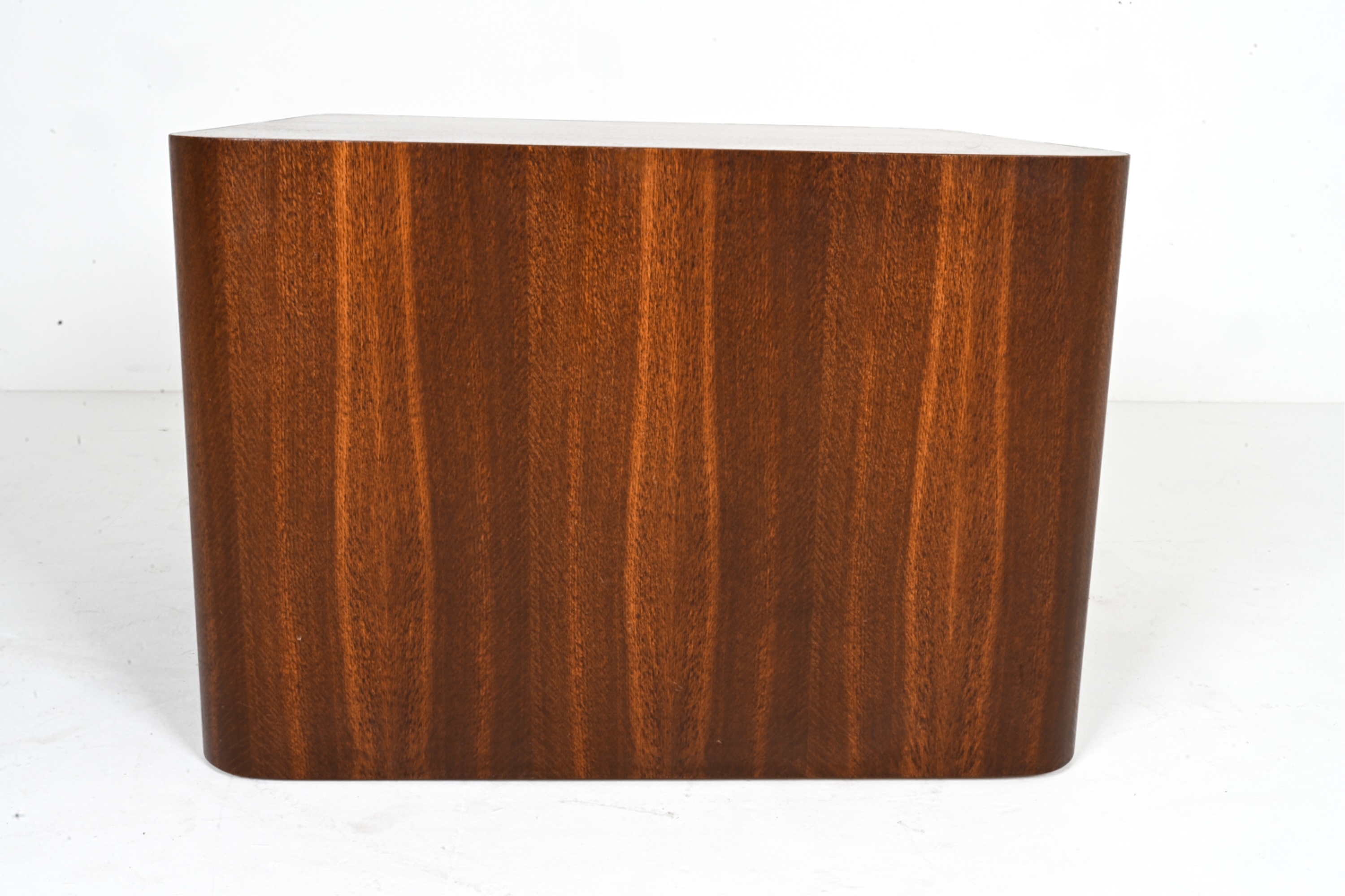 Paul Mayén | PAUL MAYEN FOR INTREX WALNUT CUBE COFFEE TABLE (Late 20th ...