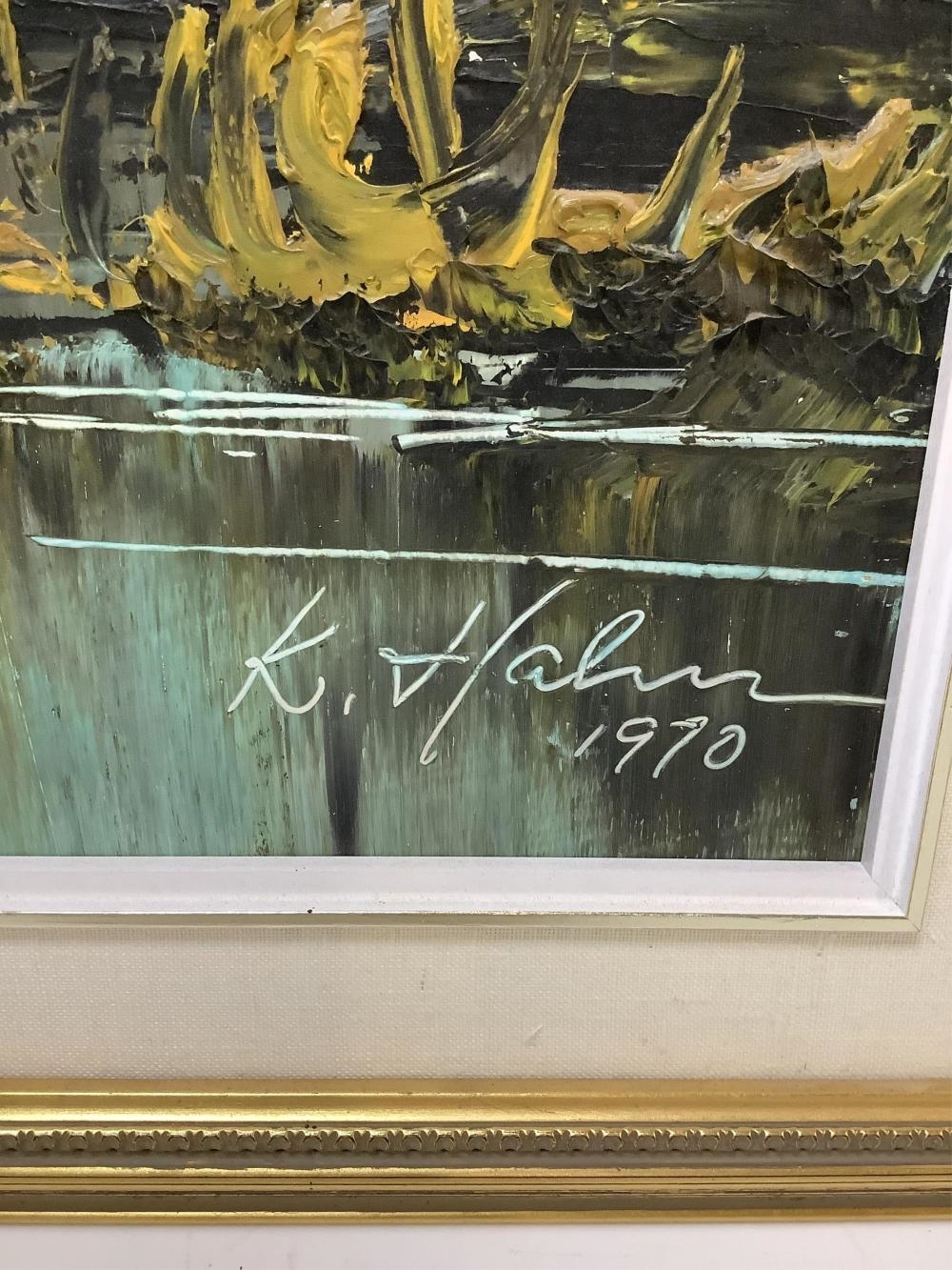 Kurt Hahn | Kurt Hahn Canadian Mountains Oil On Board (1615) | MutualArt