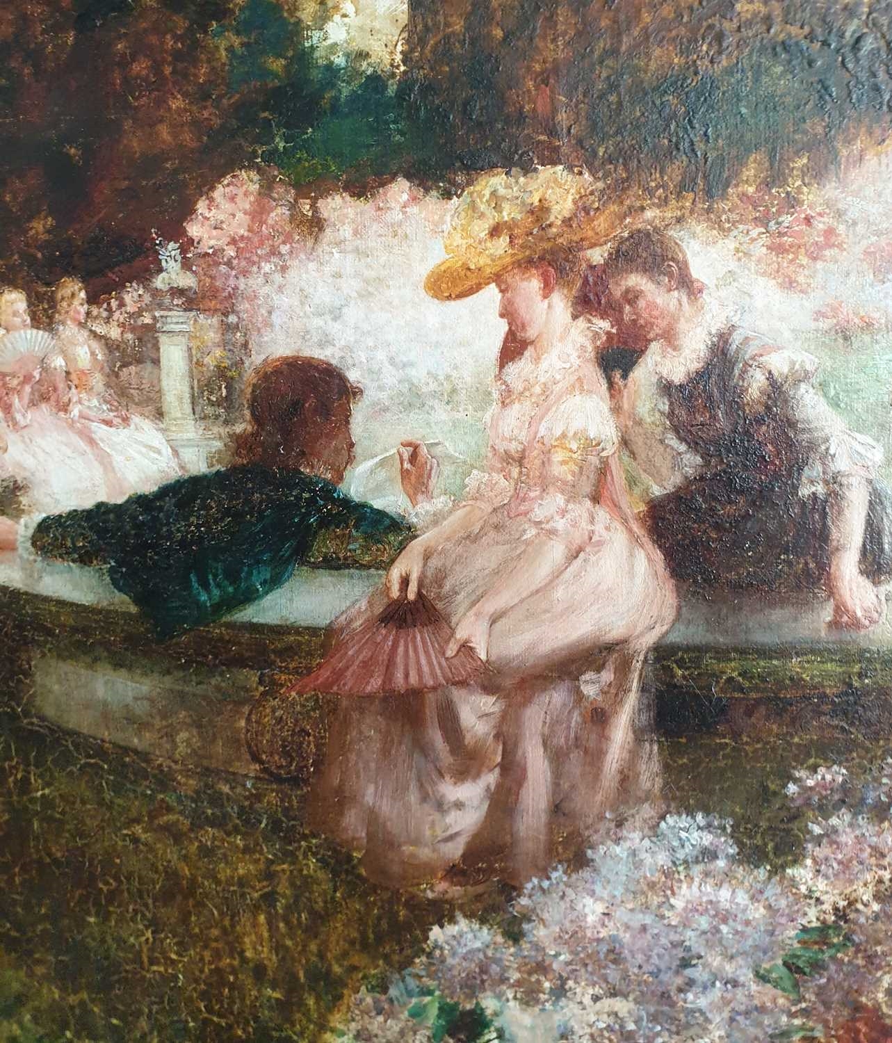 Thomas Edwin Mostyn | SUMMER LANDSCAPE WITH FIGURES | MutualArt