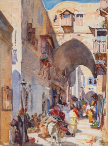 Dean Cornwell | The City of the Great King, book interior study (1926 ...