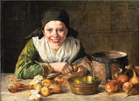 August Müller | Cuciniera (1884) | MutualArt