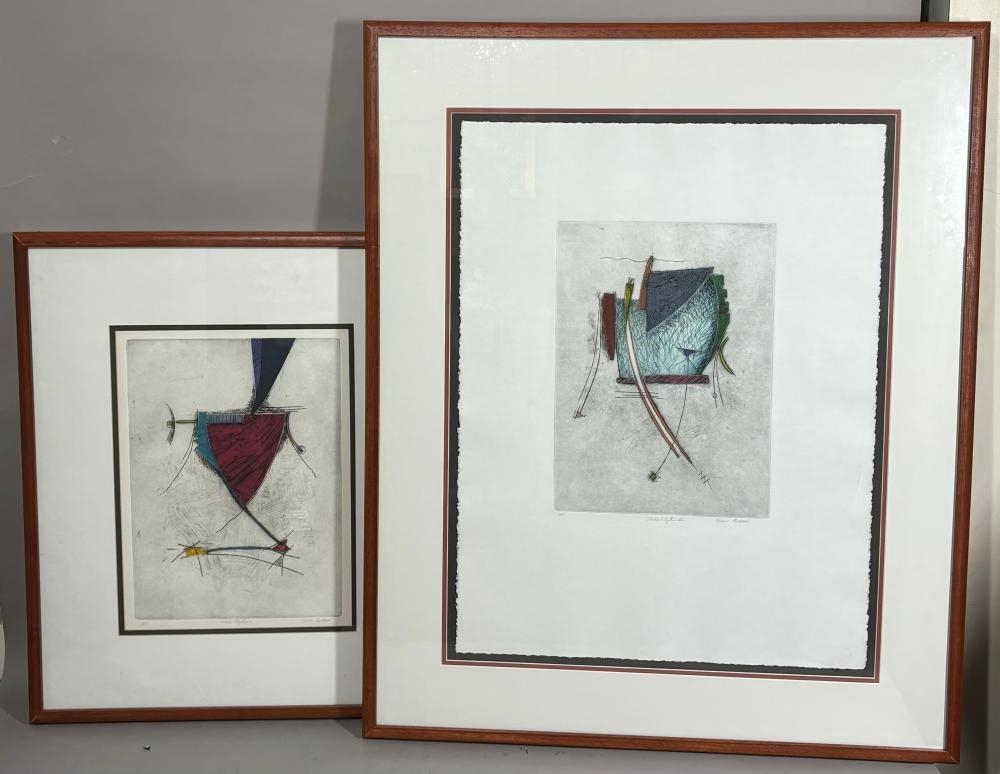 Enrico Embroli | Two Enrico Embroli Abstract Artworks | MutualArt