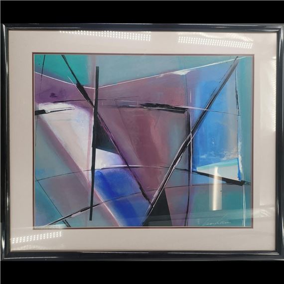 Rolf Rafflewski | Artist Signed Mixed Media Abstract Painting | MutualArt