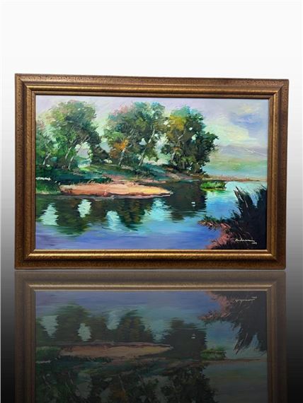 Robin John Anderson | A Robin John Anderson Perceptionism Oil On Canvas ...