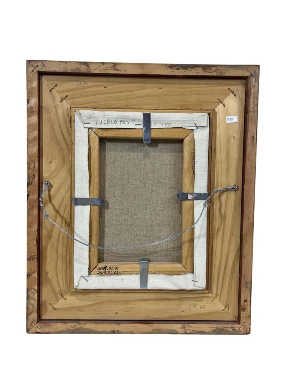 Guadalupe Apodaca | A Guadalupe Apodaca Native American Oil On Canvas ...