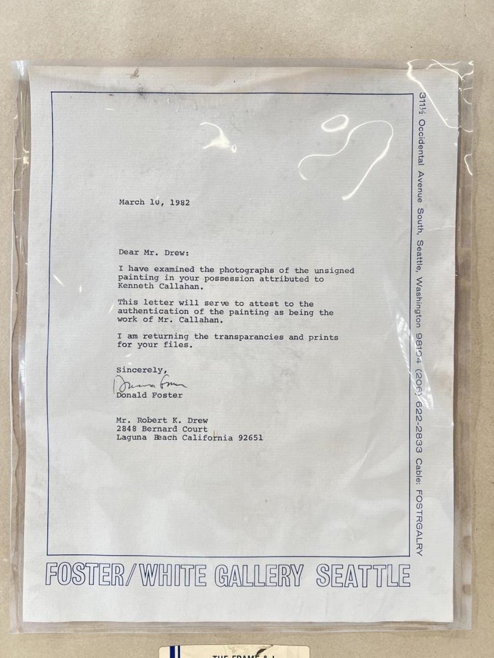 Kenneth Callahan | A Kenneth Callahan Abstract Acrylic On Board (Early ...